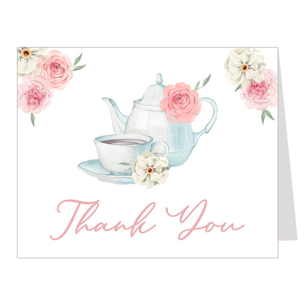 Tea Party Thank You Card – The Invite Lady